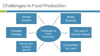19. challenges to food production (THOP) | PPTX