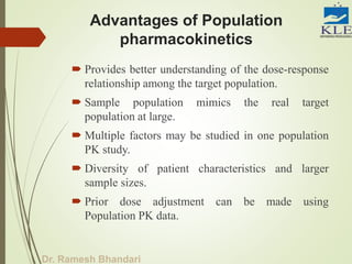 Population pharamacokinetics | PPTX