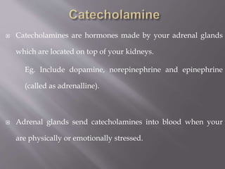 Biosynthesis & Metabolism of catecholamine | PPT