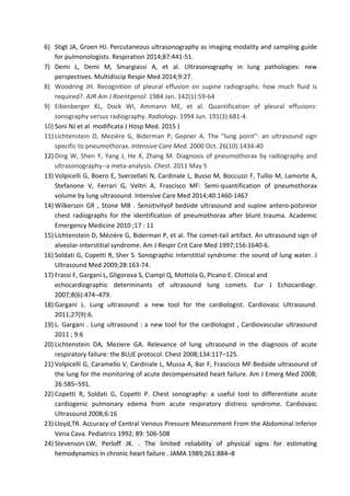 19. cipollini-ecografia-polmonare-segno scivolamento | PDF | Lung and ...