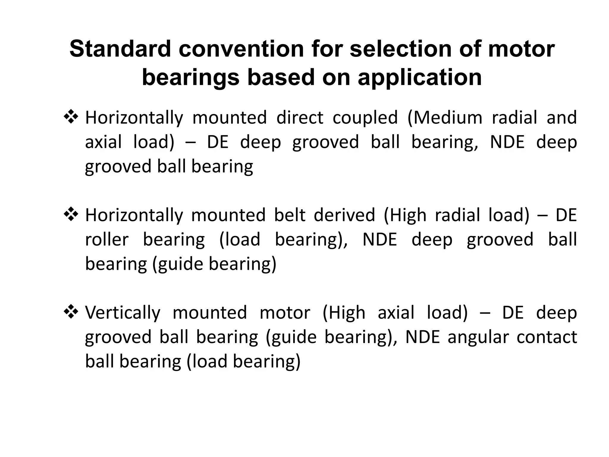 Motor Bearings | PPTX