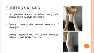 Cubitus varus and valgus | PPTX