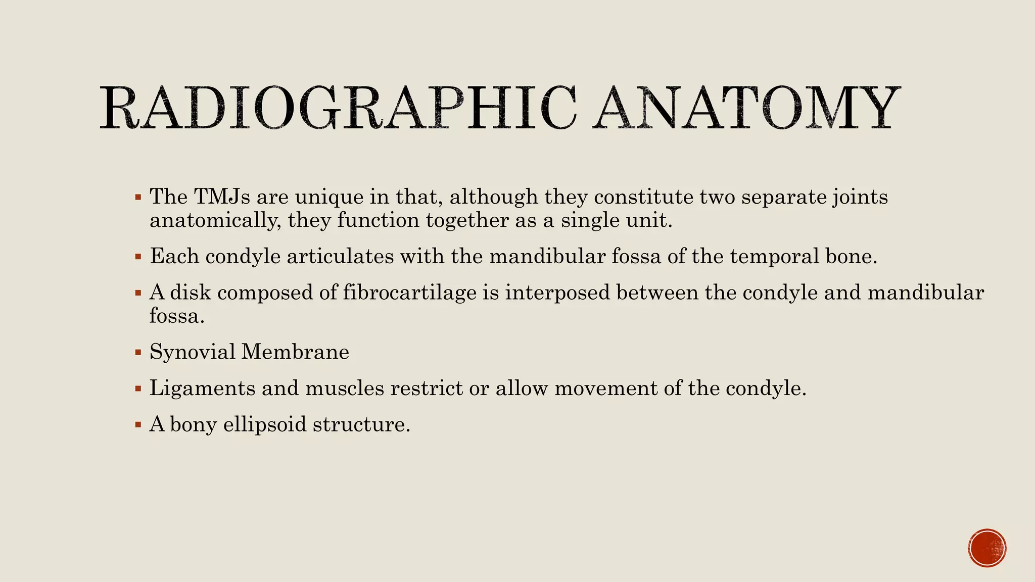 Radiographic Features of Temporomandibular Joint and Disorders | PPTX