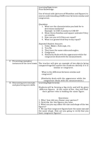 COT3 Lesson Plan Grade 8 | PDF