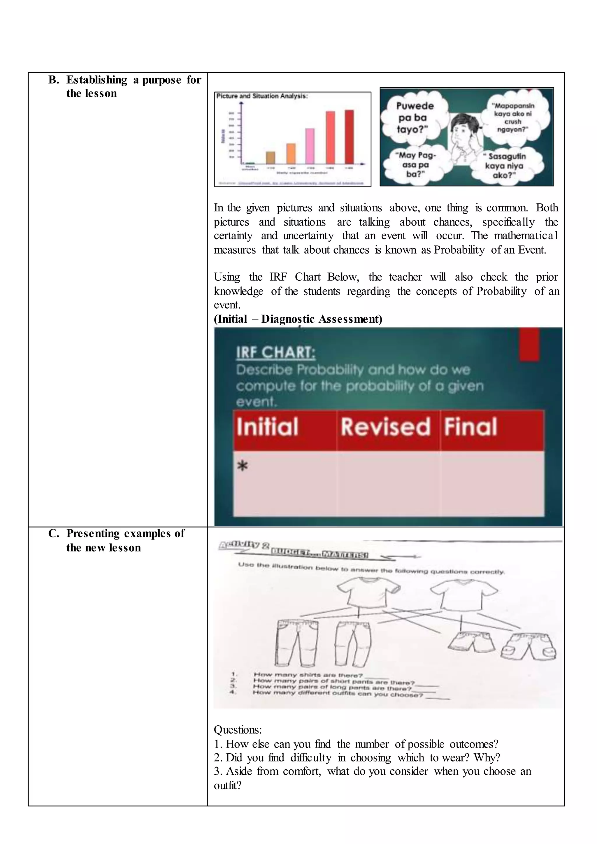 COT4 Lesson Plan Grade 8 | DOCX