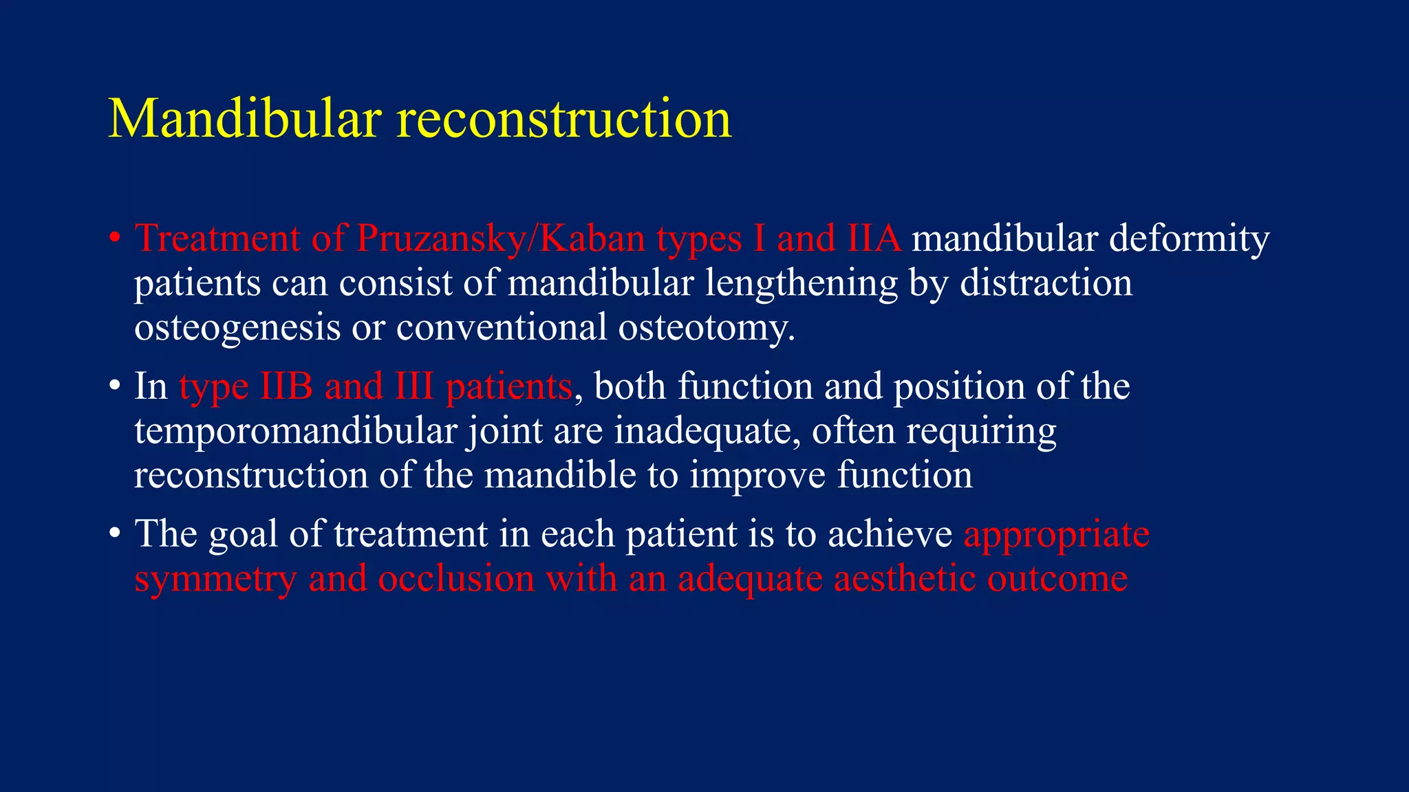 Craniofacial Microsomia and Hemifacial Atrophy | PPTX