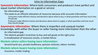 Information Gaps | PPT