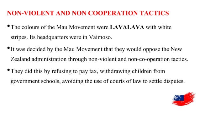 THE SAMOAN MAU MOVEMENT: THE MAU A SAMOA MOVEMENT IS FORMED | PPTX