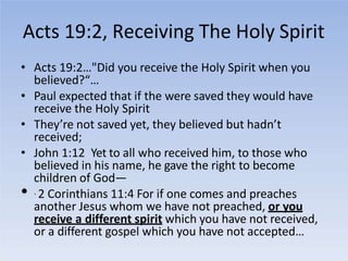 19. Acts: Chapter 19 | PPTX | Christianity | Religion & Spirituality