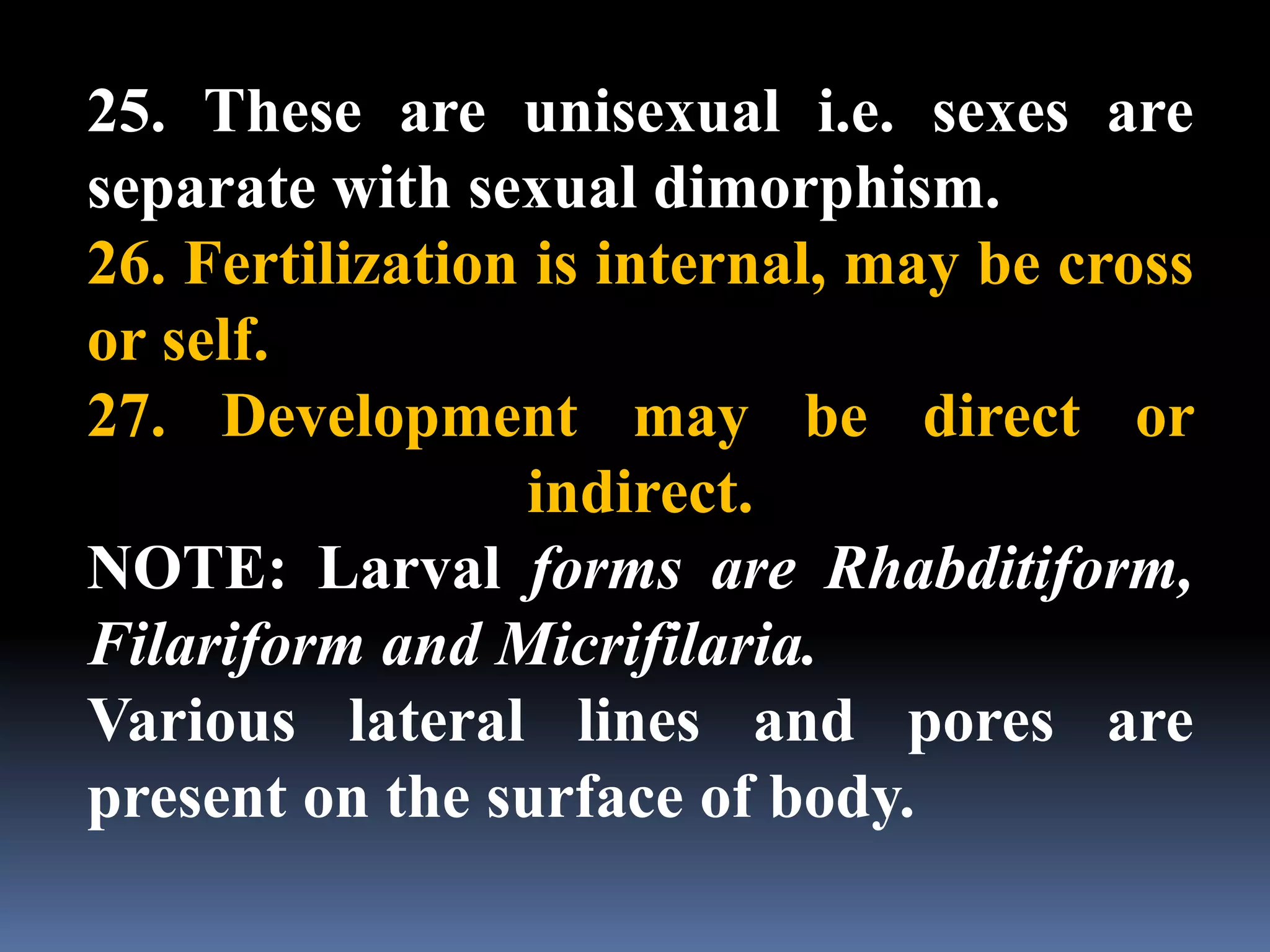 Nemathelminthes classification | PPTX