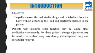 Extracorporeal removal of drugs | PDF