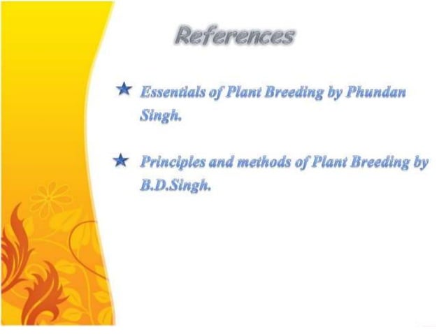 19. inbred lines development | PPTX