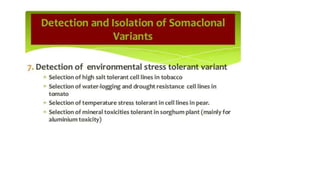 Somaclonal variation | PPT