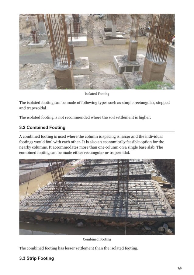 Types of Building Foundations- Shallow and Deep | PDF | Civil ...