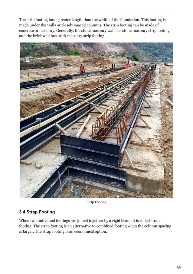 Types of Building Foundations- Shallow and Deep | PDF | Civil ...