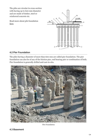 Types of Building Foundations- Shallow and Deep | PDF