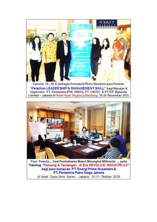 Silabus Training "Effective LEARNING and DEVELOPMENT PROGRAM" | DOCX