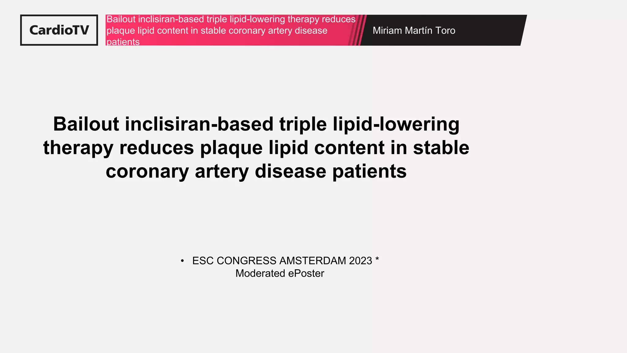 Bailout inclisiran-based triple lipid-lowering therapy in stable ...