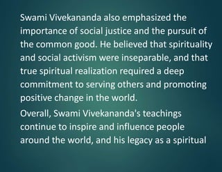 Swami Vivekananda life history and his teachings | PPTX