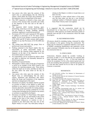 Non Destructive Investigation of ESR for Structural Health Assessment | PDF