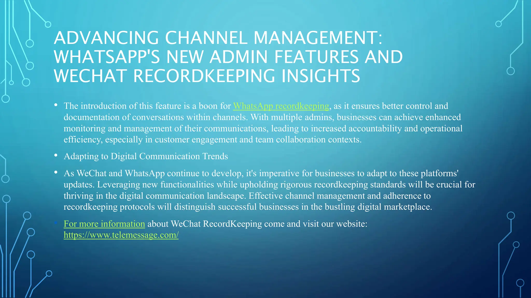 Advancing Channel Management: WhatsApp's New Admin Features and WeChat ...