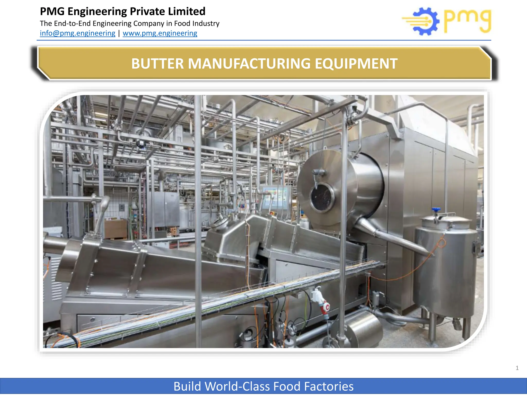 Butter Manufacturing Equipment.pptx...... | PPTX