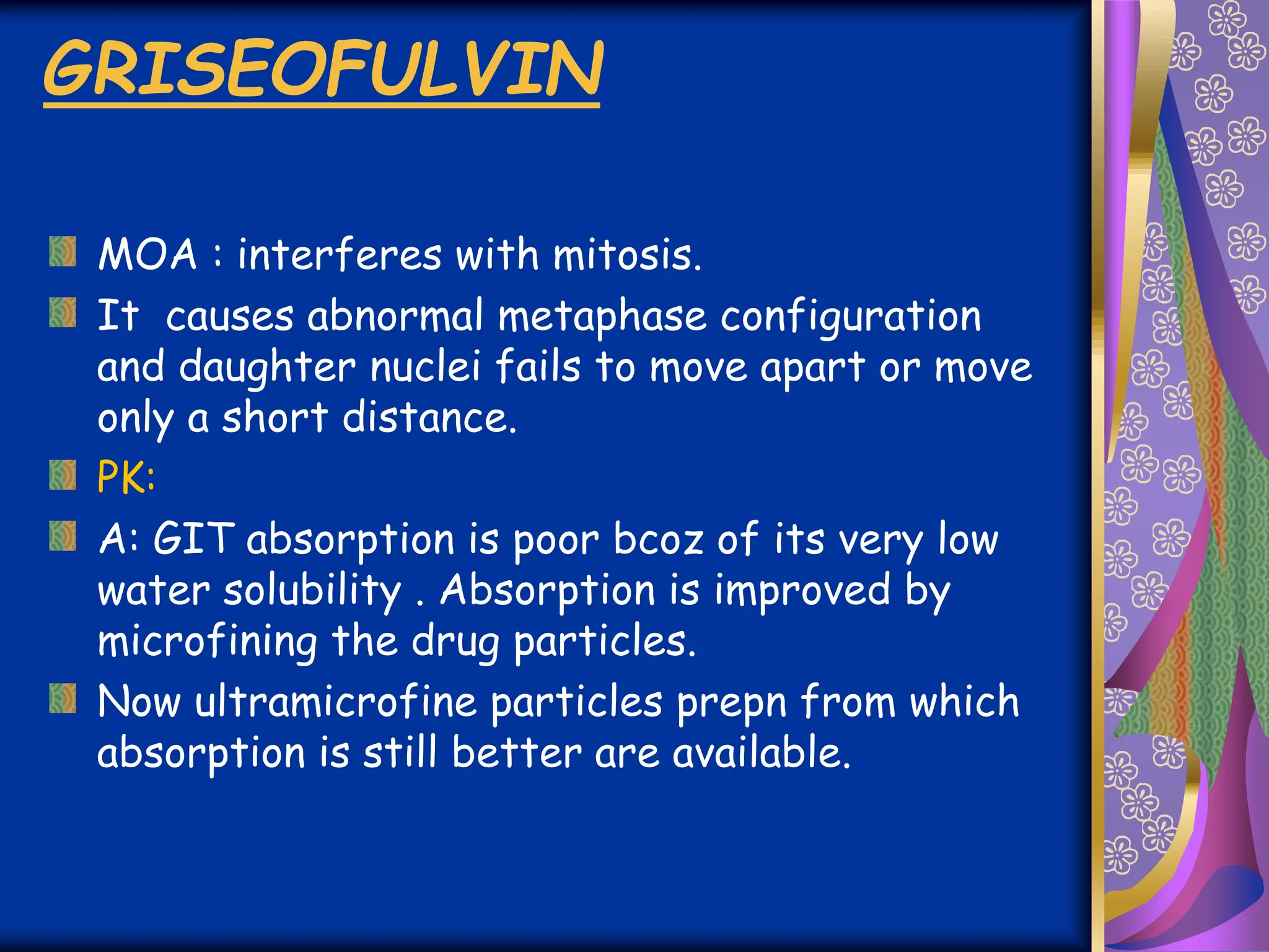19. ANTI FUNGAL AGENTS - students Copy.ppt