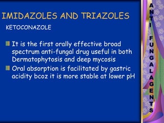 19. ANTI FUNGAL AGENTS - students Copy.ppt