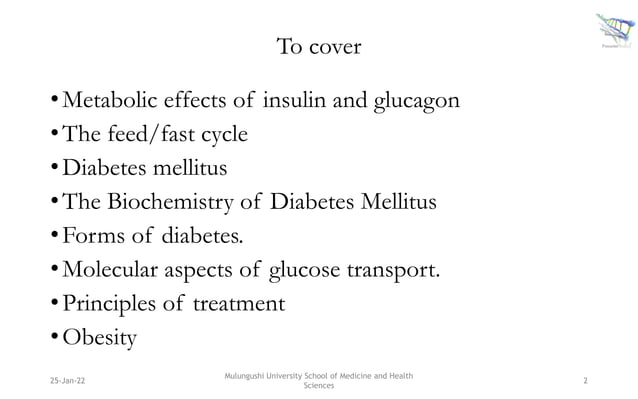 Diabetes mellitus both type 1 and 2 it's causes | PPT