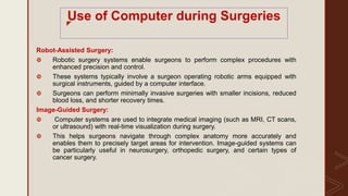 COMPUTER USE IN MEDICAL FIELD .pptx