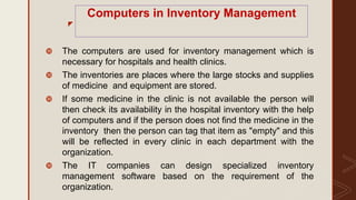 COMPUTER USE IN MEDICAL FIELD .pptx