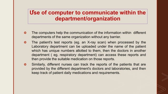COMPUTER USE IN MEDICAL FIELD .pptx