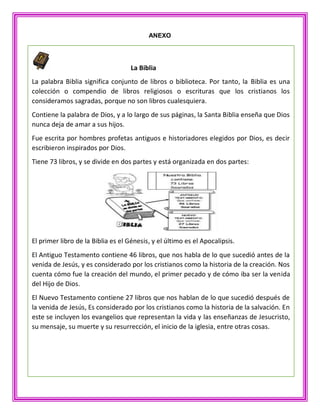 Sesión Apren. de Tercer grado La Biblia | PDF