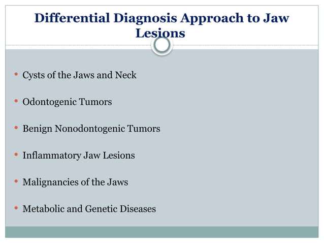 19.Diseases of the jaw ppt introduction.pptx | Dental Health | Diseases ...
