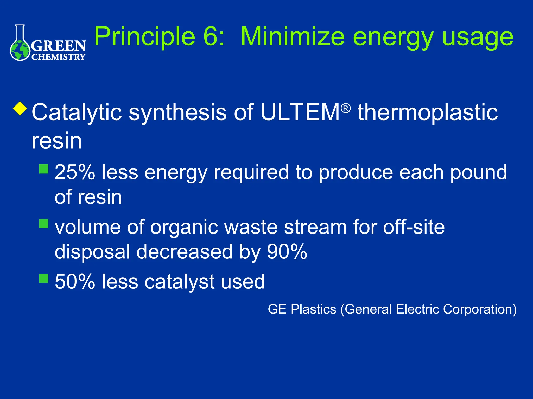 Introduction to green chemistry explained | PPT