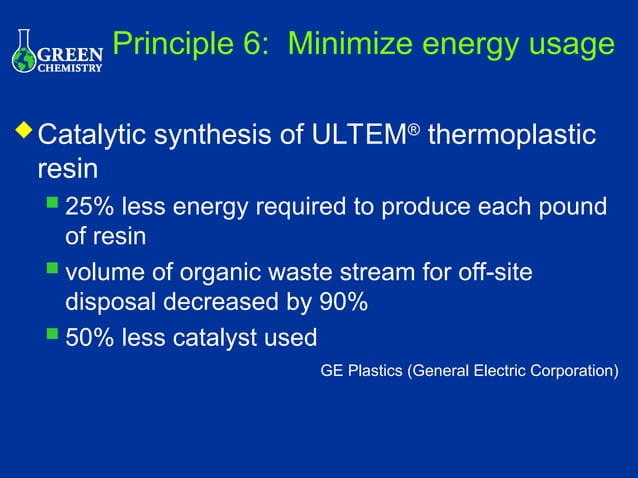 Introduction to green chemistry explained | PPT
