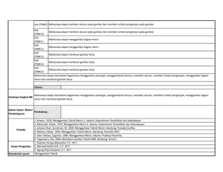 19. RPS MENGGAMBAR TEKNIK materi untuk program studi s1 teknik mesin | PPT