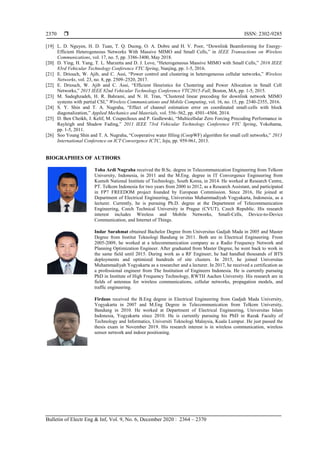 Block diagonalization precoding and power allocation for clustering small-cell networks | PDF