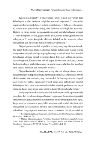PENGEMBANGAN BUDAYA RELIGIUS DALAM MENINGKATKAN MUTU PENDIDIKAN | PDF