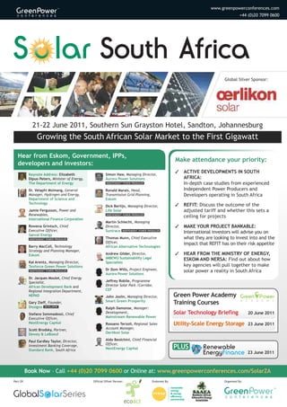 Solar South Africa | PDF