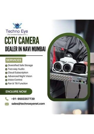 CP Plus CCTV Camera Dealer in Pune, Mumbai and Thane - TechnoEye | PDF