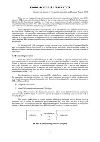 Documenting Software Architectural Component and Connector with UML 2 | PDF
