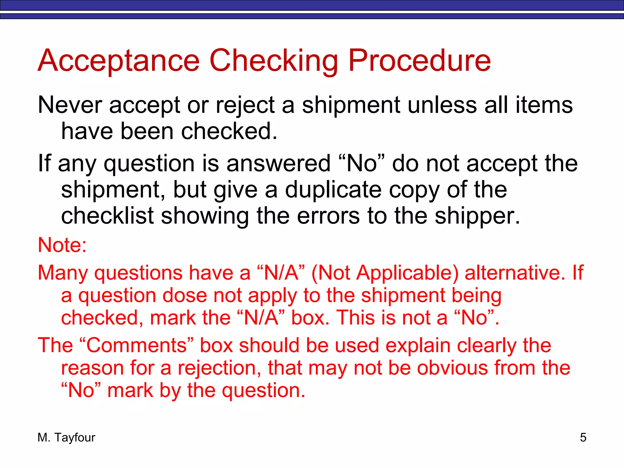 19 IATA Acceptance | PPT