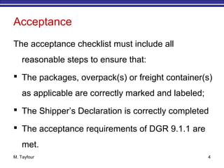 19 IATA Acceptance | PPT