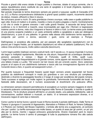 19. Architettura romana - Le Terme | PDF