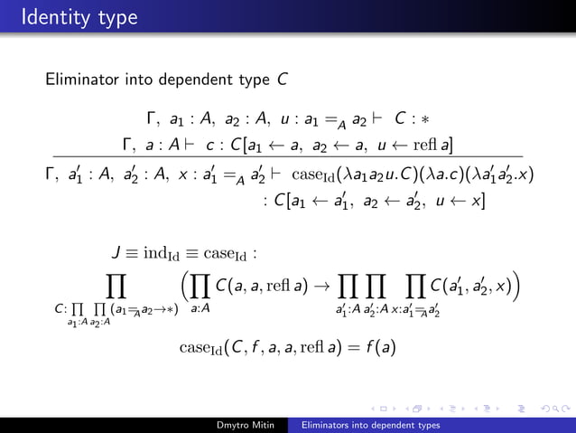 19 - Scala. Eliminators into dependent types (induction) | PPT