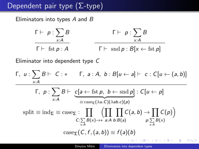 19 - Scala. Eliminators into dependent types (induction) | PPT