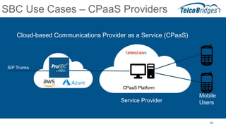 Enabling business with CPaaS and SBCs | PPT