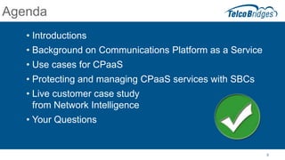 Enabling business with CPaaS and SBCs | PPT