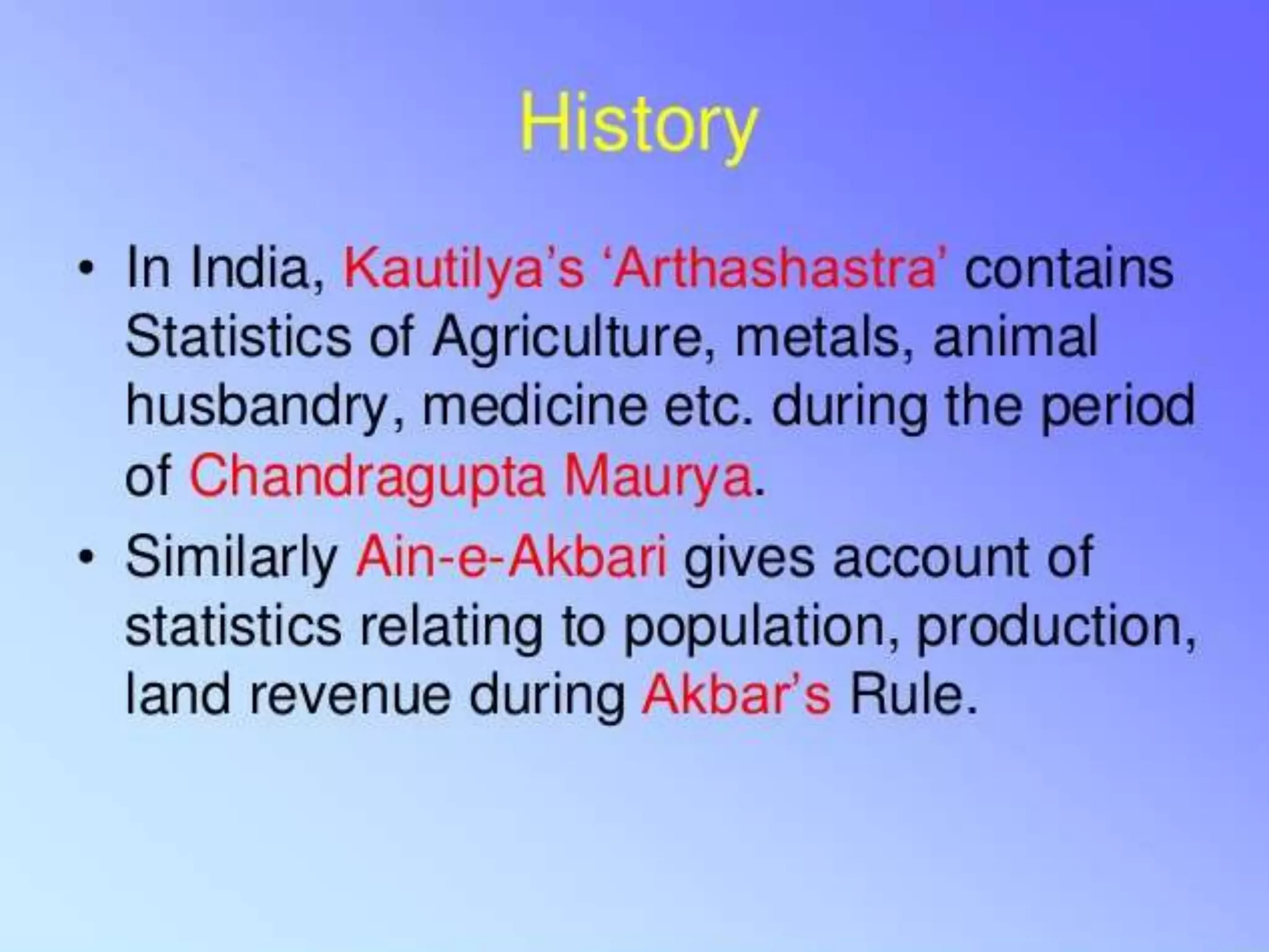 Application Of Statistics Ppt